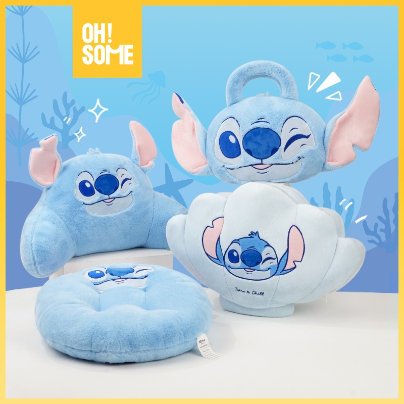 Jual 【OHSOME x Disney】- Disney Stitch Beach Dream Back Cushion Bantal ...
