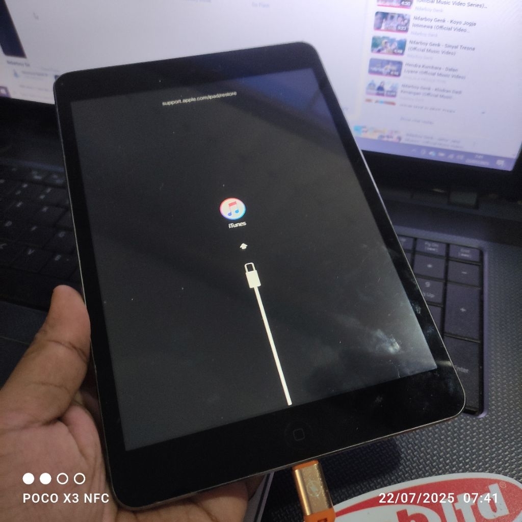 Jual ipad Mini 2 Wifi stuck iTunes logo cek catatan deskripsi | Shopee Indonesia