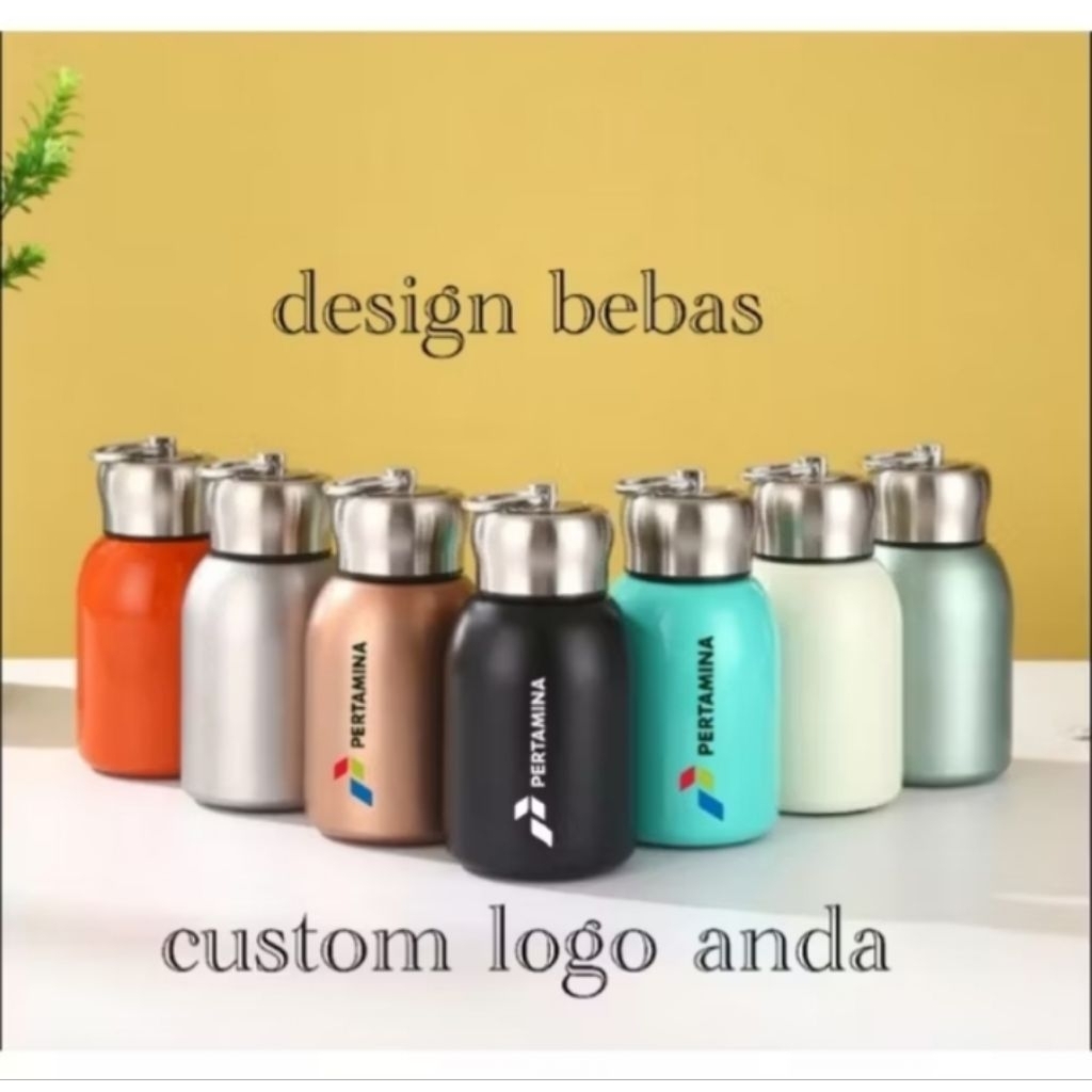 Jual Termos Mini 300 ML Custom Promosi/Tumbler Stainless stee/Cetak ...