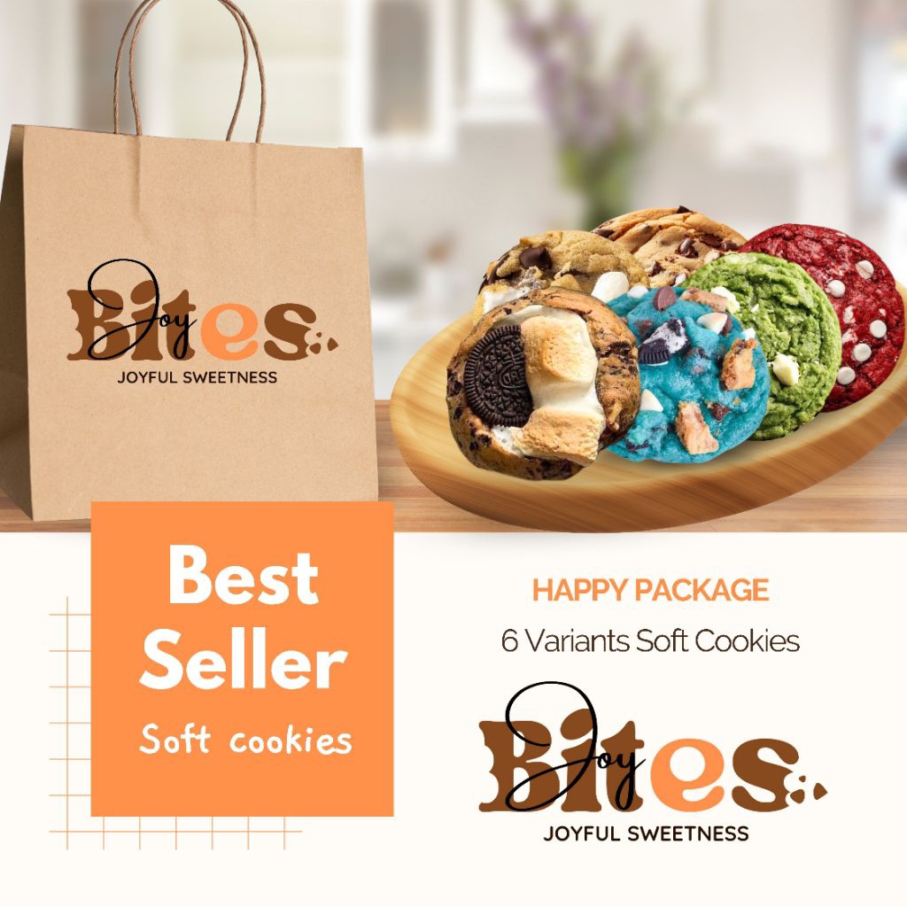 Jual SOFT COOKIES HAPPY PACKAGE (6Pcs) | Shopee Indonesia