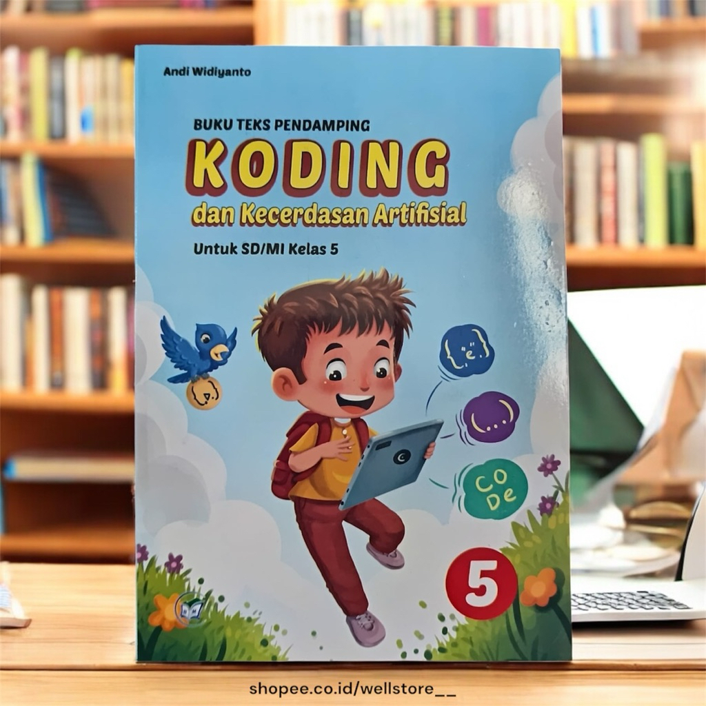 Jual BUKU PAKET KODING DAN KECERDASAN ARTHIFISIAL UNTUK SD/MI KLS 5 ...