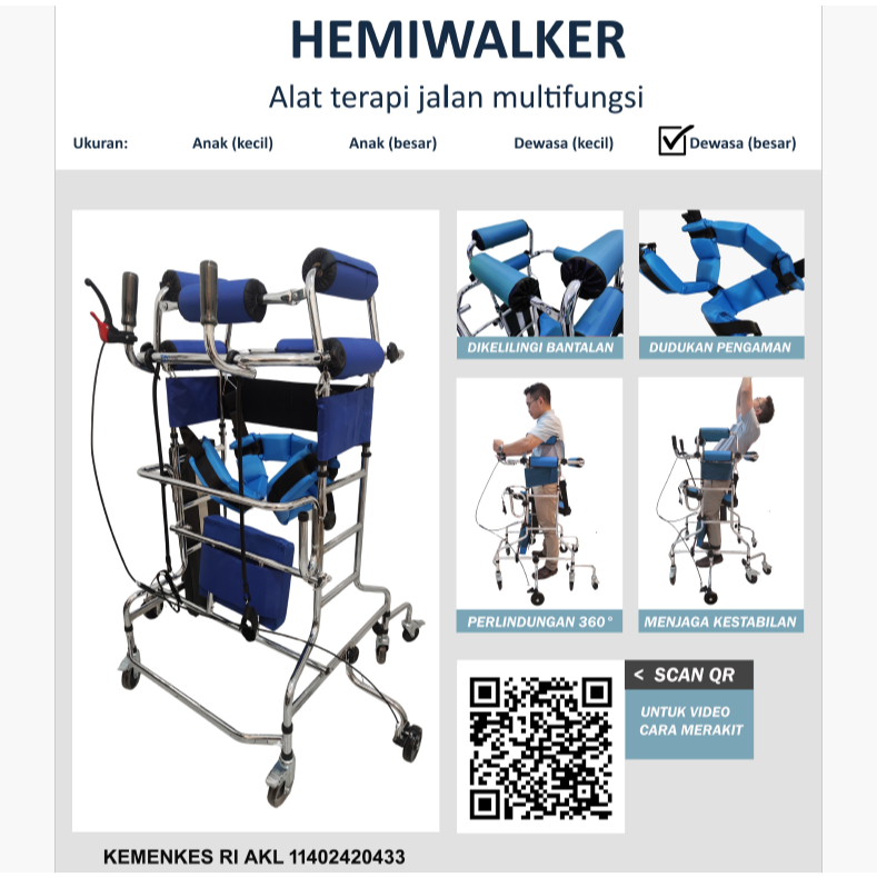 Jual Walker Terapi Jalan (ukuran Dewasa - Large) | Shopee Indonesia