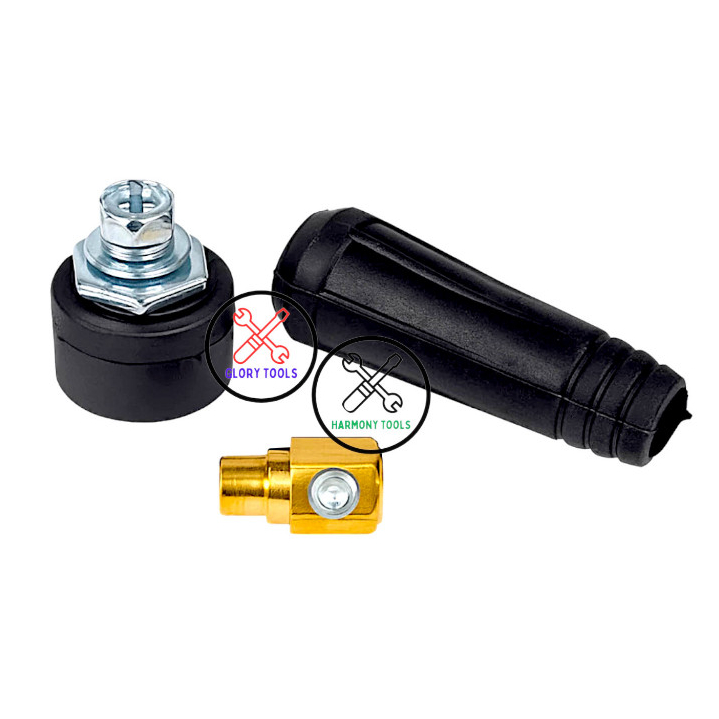 Jual Konektor Las Kabel Konektor 1 Set Male Dan Female 10-25 mm ...