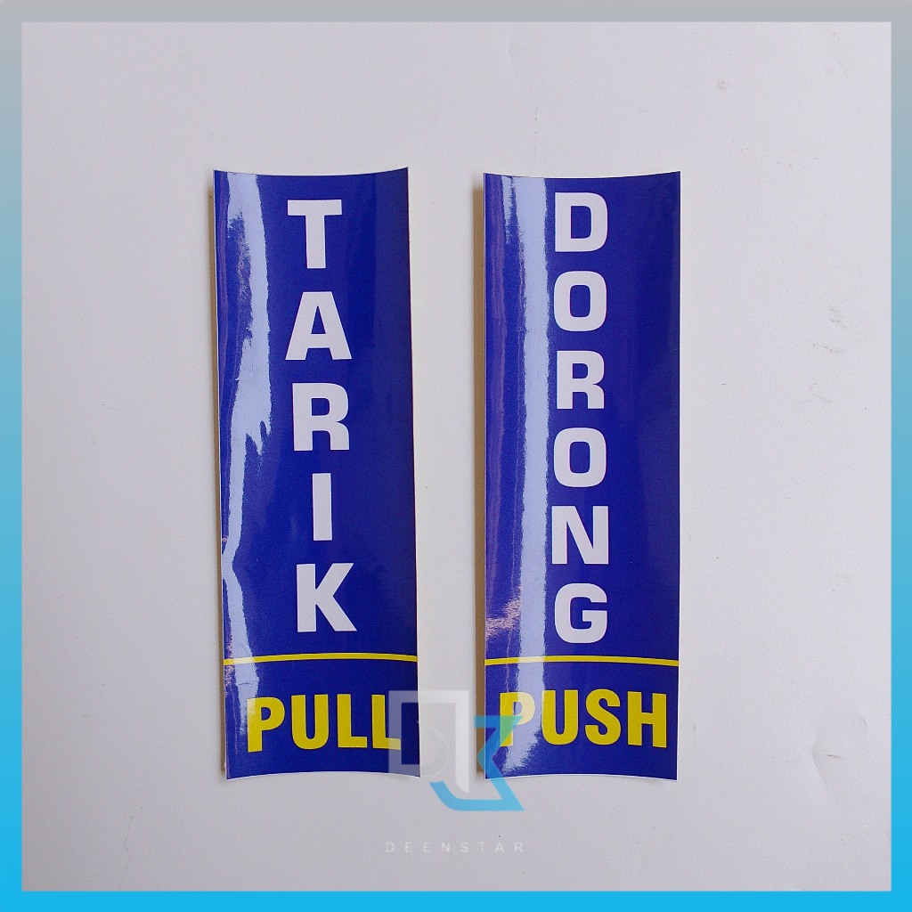 Jual Stiker Pintu Tarik-Dorong, Stiker Pull dan Push, Stiker Chromo ...