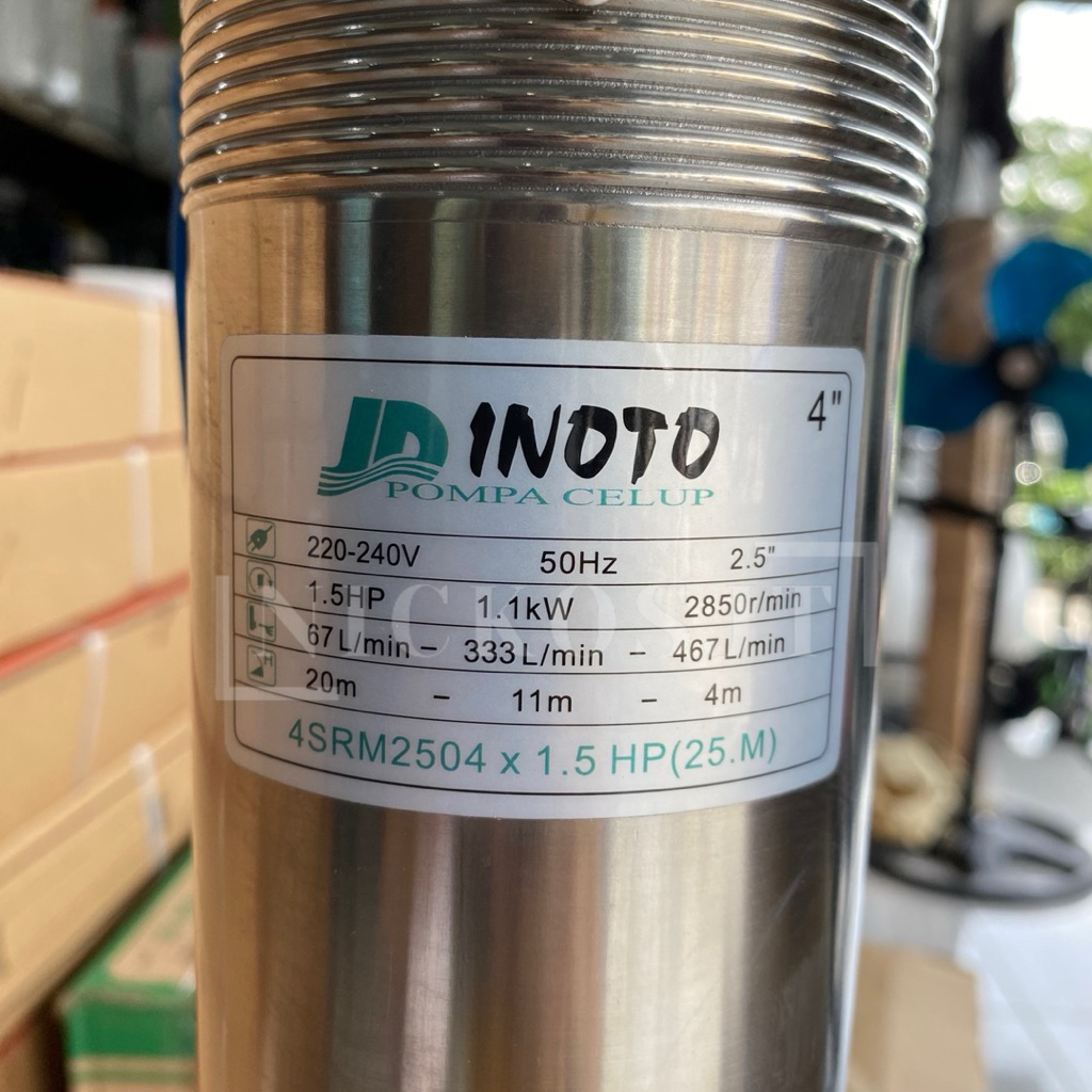Jual Pompa Celup 4in 1.5hp Submersible Sawah Output Debit Besar Sibel ...