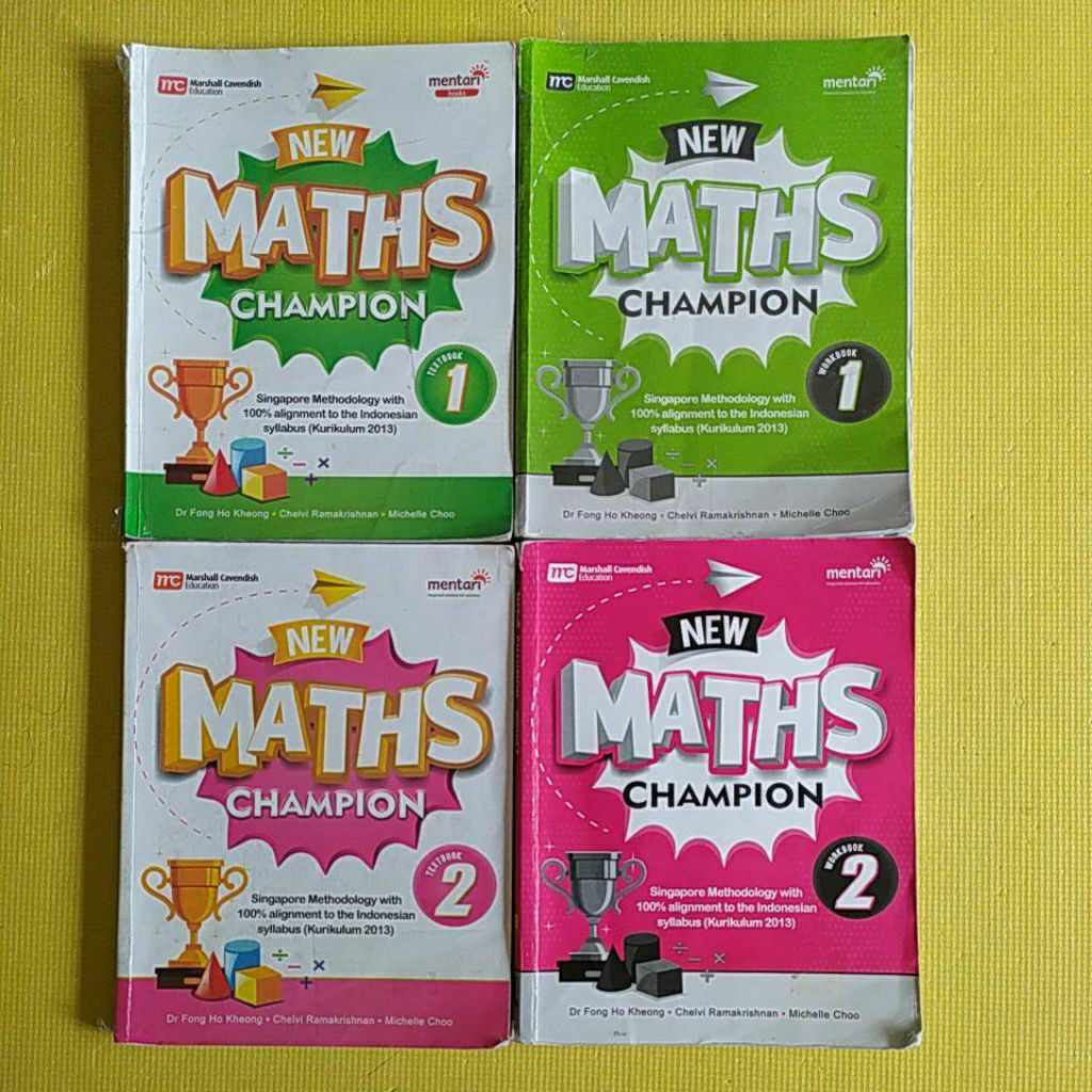 Jual Buku bekas New maths champion workbook textbook 1 2 | Shopee Indonesia