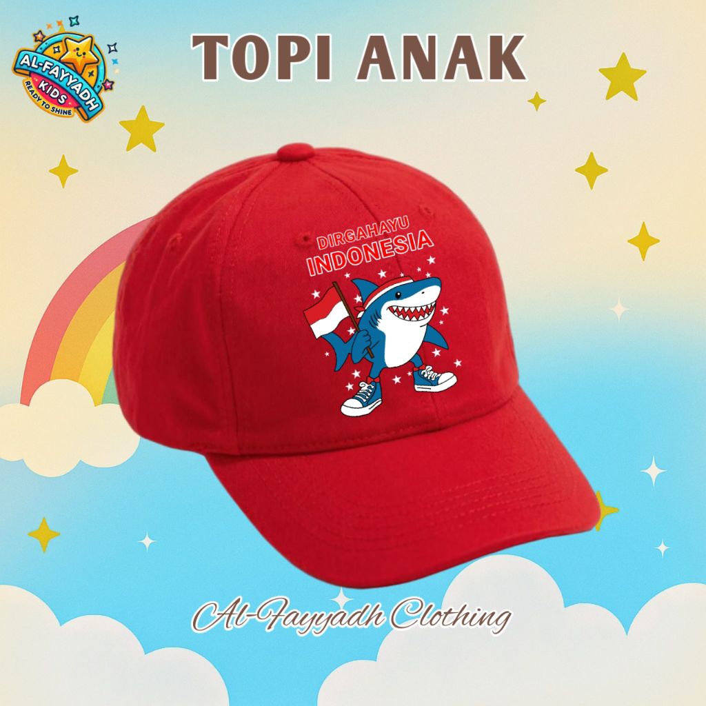 Jual TOPI BASEBALL ANAK UNISEX GAMBAR ANOMALI TRALARA TRALARERO HIU ...