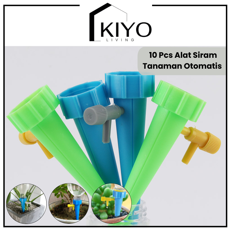Jual KIYO 10pcs Alat Siram Tanaman Otomatis Bisa Setel Kecepatan ...