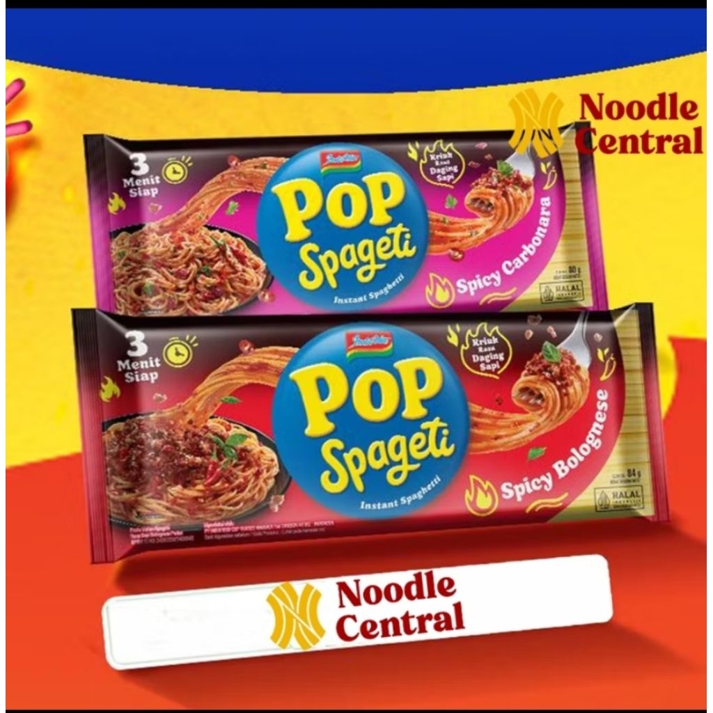 Jual Pop Spaghetti Spicy bolognese & Spicy Carbonara ( exp terbaru ...
