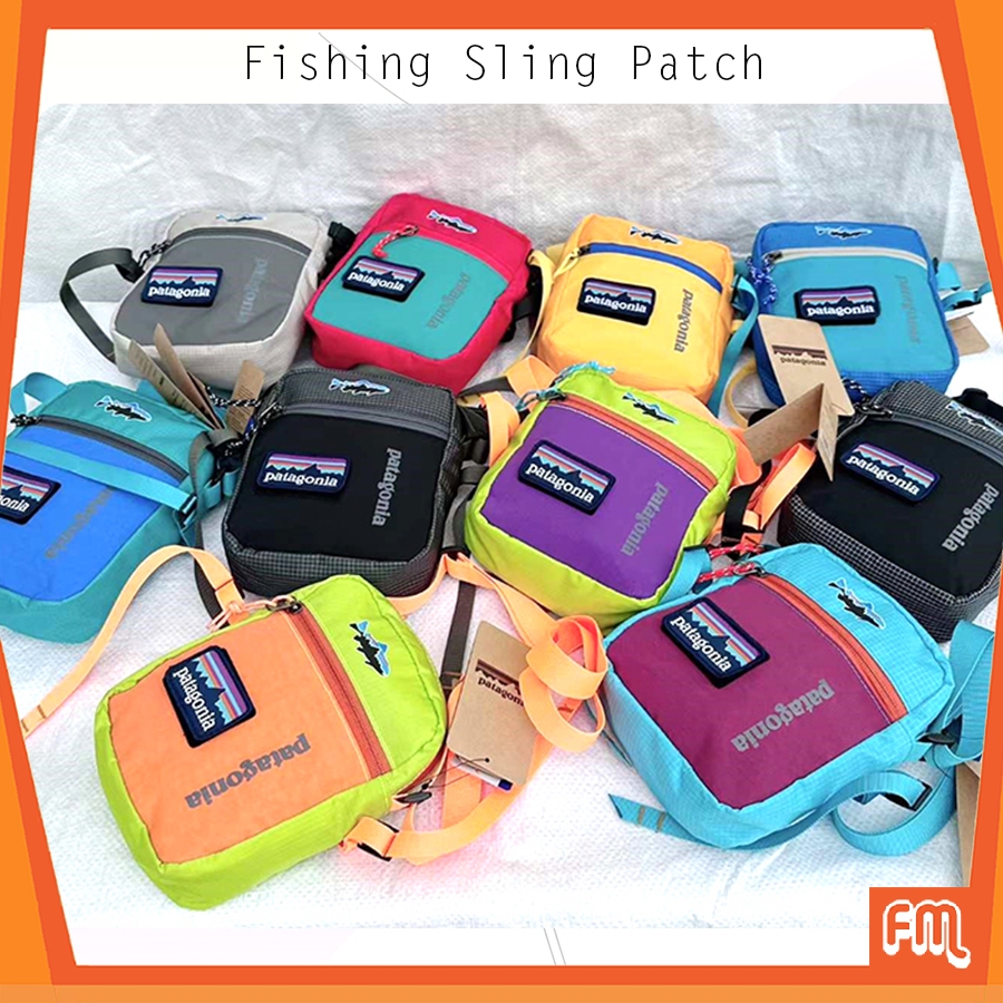 Jual Tas PATAGONIA SELEMPANG FISHING PATCH CHECKER / Sling Bag Parasut ...