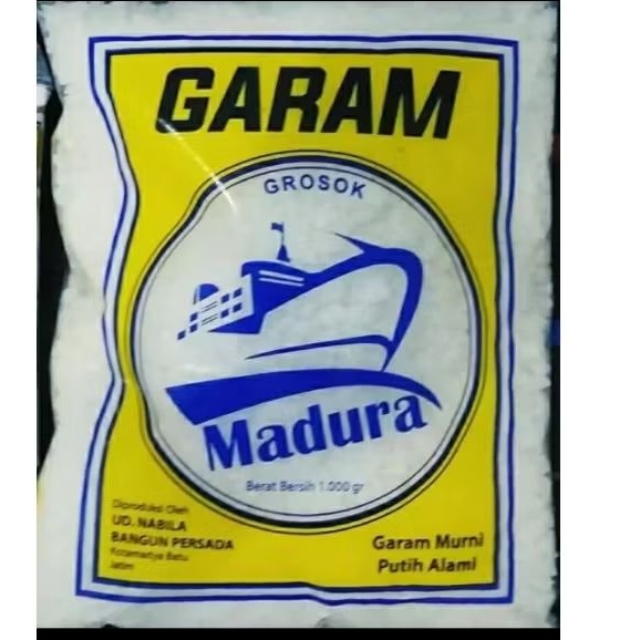 Jual Garam grosok /Garam Madura 1000 gr / Garam ikan | Shopee Indonesia
