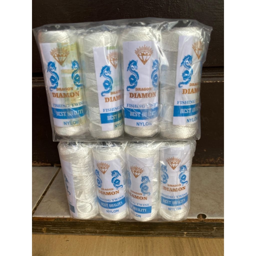 Jual Benang nilon putih jumbo isi 12 roll/ benang tukang bangunan merek ...