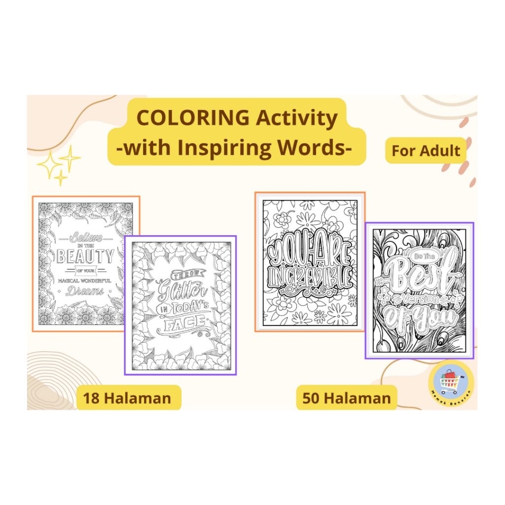 Jual Coloring Activity for Kids / Lembar Kerja Mewarnai Anak TK dan ...