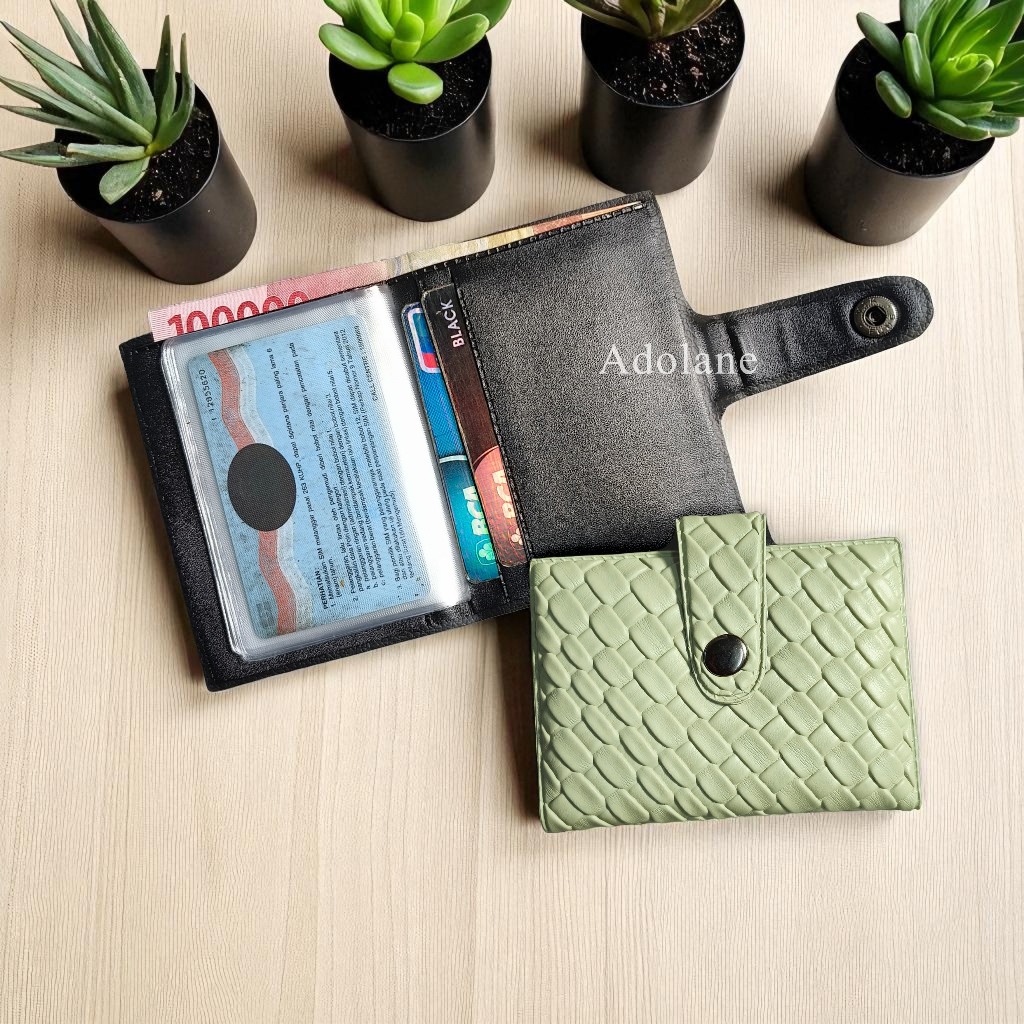 Jual ADOLANE 089 DOMPET LIPAT MINI / DOMPET KARTU KANCING / DOMPET ...