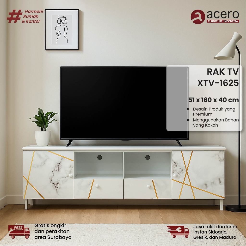 Jual Acero Furniture - Lemari tv / Rak Tv / Meja TV Besi Minimalis ...