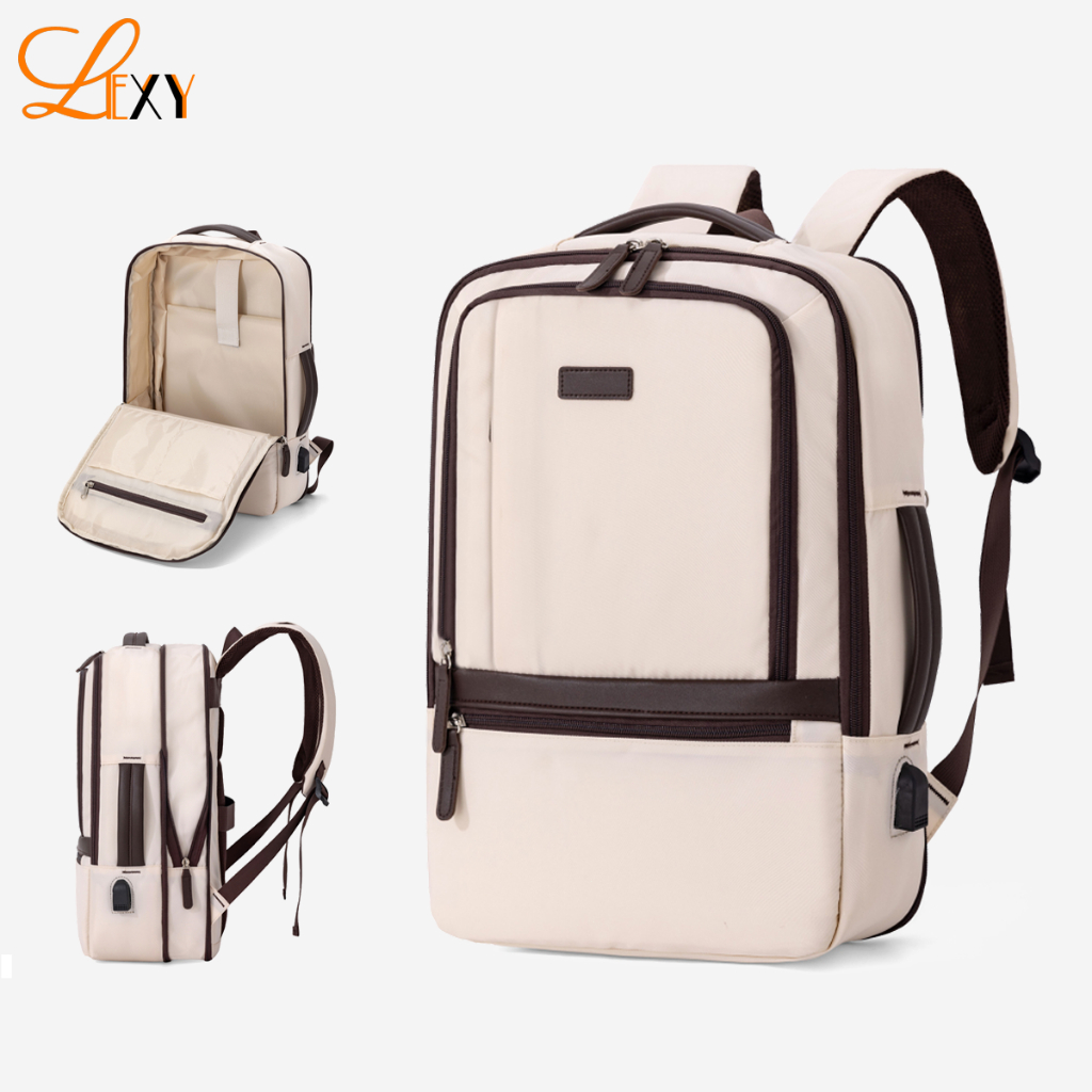 Jual LEXY Expandable Tas Ransel Laptop 16 inch Waterproof Tas Ransel ...