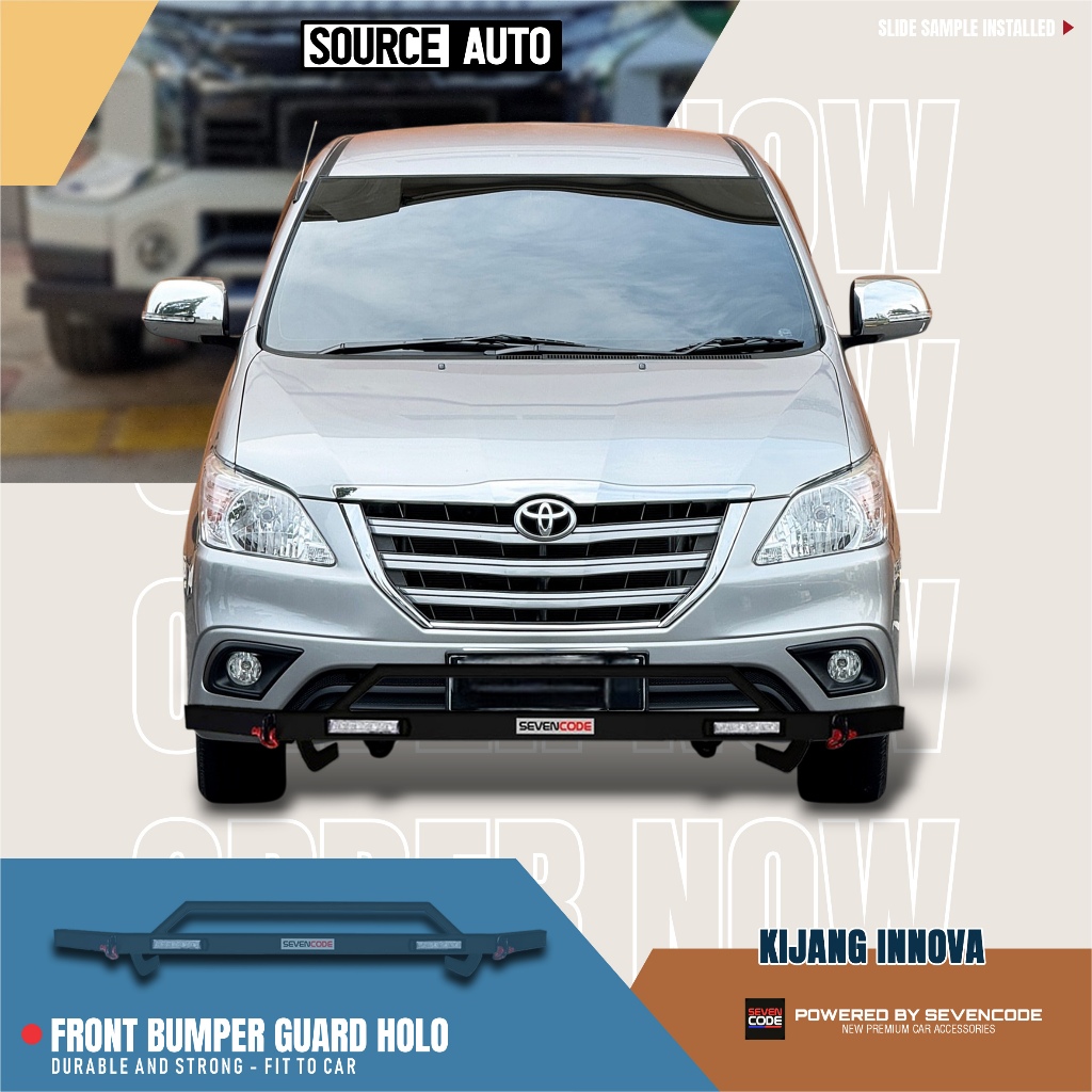 Jual FRONT BUMPER GUARD HOLO SEVENCODE - TANDUK PENGAMAN DEPAN MOBIL ...
