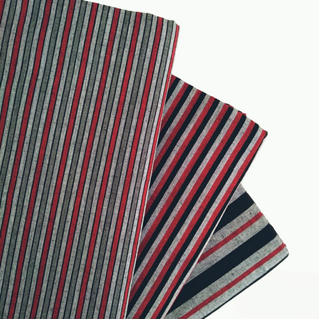 Jual Kain Tenun Lurik Merah Putih Series / Batik Lurik Nuansa Merah ...