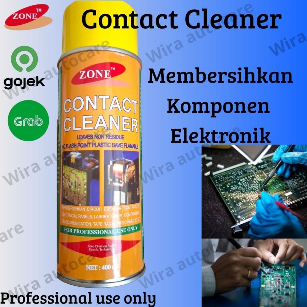 Jual CONTACT CLEANER 400ML PEMBERSIH KOMPONEN ELEKTRONIK 400ml | Shopee ...