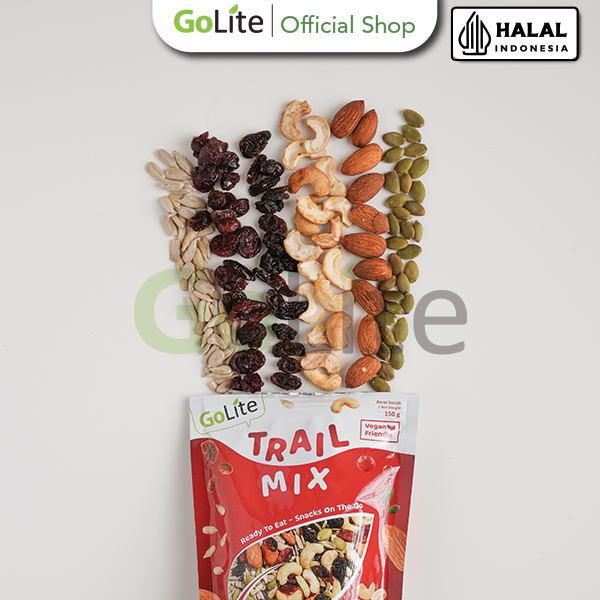 Jual GoLite Trail Mix Series 30gr 150gr - Premium kacang campur buah ...