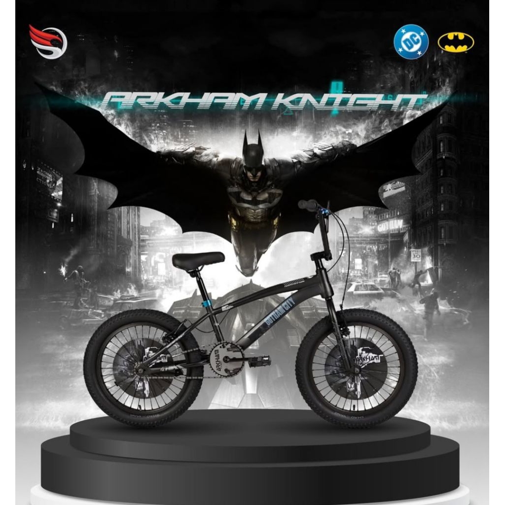 Jual SEPEDA BMX ELEMENT HIPHOP BATMAN ARKHAM 3.0 20 INCH NEW | Shopee ...