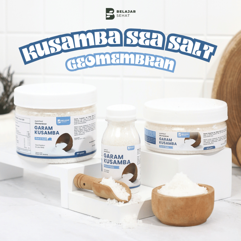Jual BELAJAR SEHAT - Garam Kusamba Geomembran 100% Natural Lebih Bersih ...