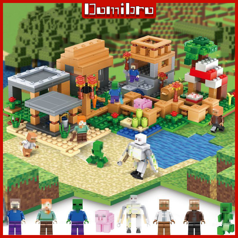 Jual 1000Pcs Mainan Blok Minicraft Mainan Blok Organ Cave My World ...