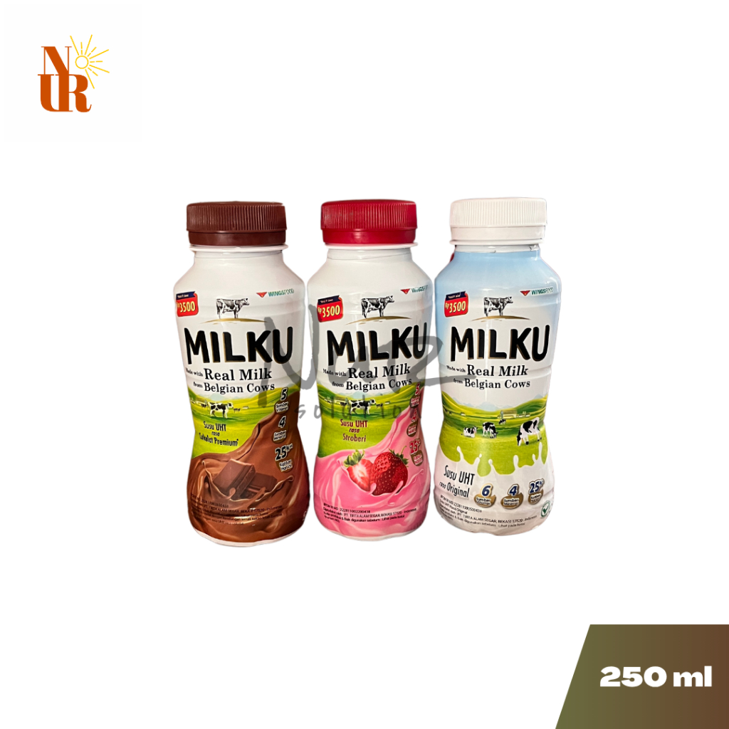 Jual Milku Susu UHT with Belgian Cows Milk 200ml | Shopee Indonesia