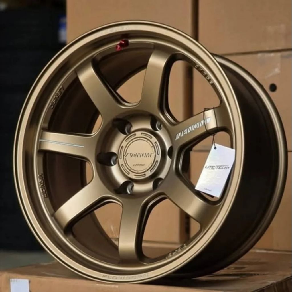 Jual velg racing VENOM VT7 ORIGINAL LENSO THAILAND R18 PCD 6X139,7 velg racing r18 velg mobil ...