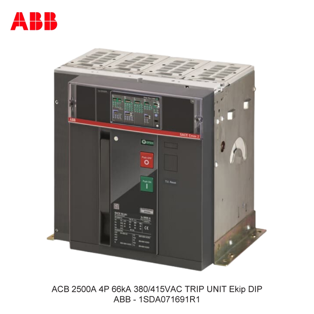 Jual ABB - ACB 4P 2500A 65-66KA Motorized / 71691 | Shopee Indonesia