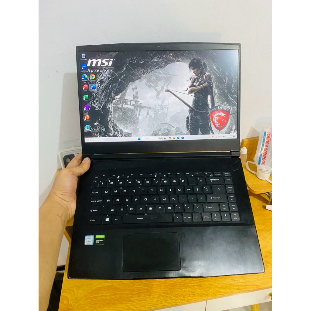 Jual MSI GF63 Thin 9Rcx Gaming. core i5 gen 9. ram 16/1000/256gb ssd. GTx 1050 Ti 4gb. normal ...