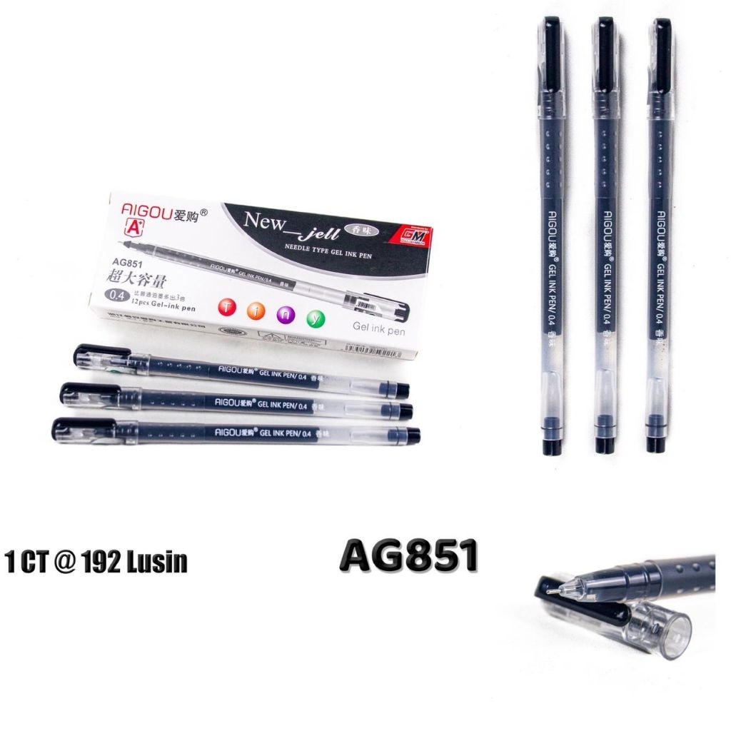 Jual PULPEN NEW GEL ZUIXUA 04mm logo apel/ merk orlee 1 pak (isi 12pcs ...