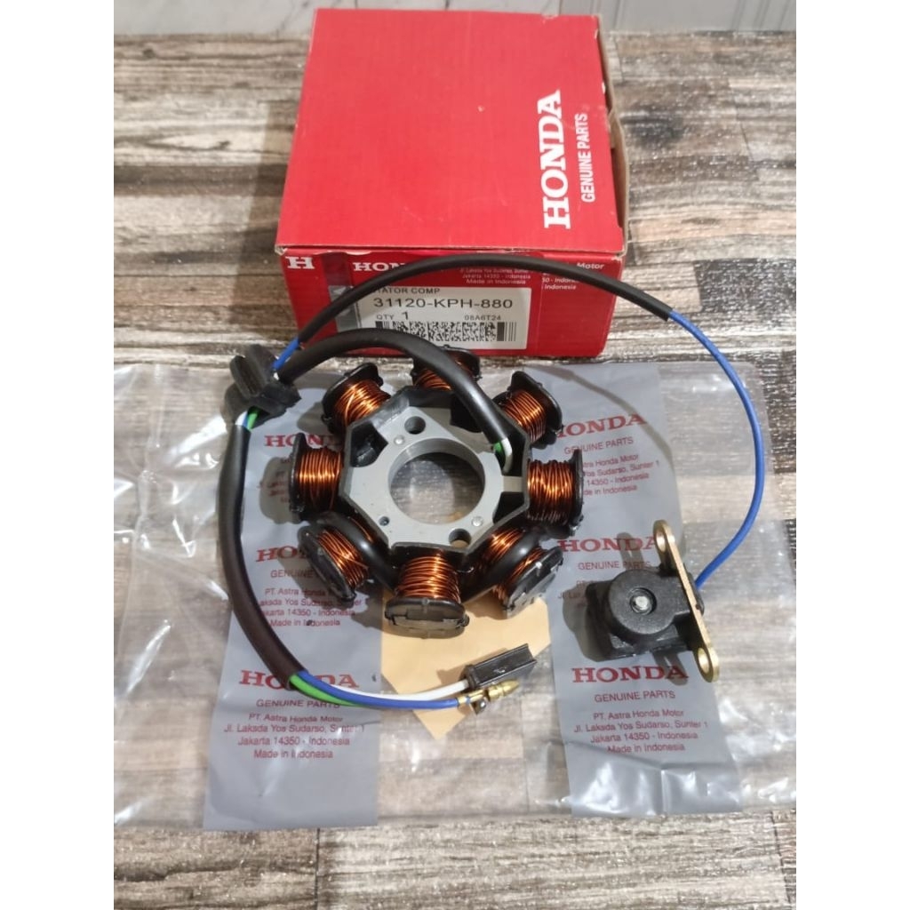 Jual Spull assy stator Honda supra x 125 karisma kirana kode part(kph) | Shopee Indonesia