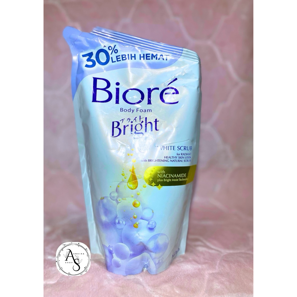 Jual BIORE Sabun Mandi Cair Biore White Scrub 750 ml | Shopee Indonesia