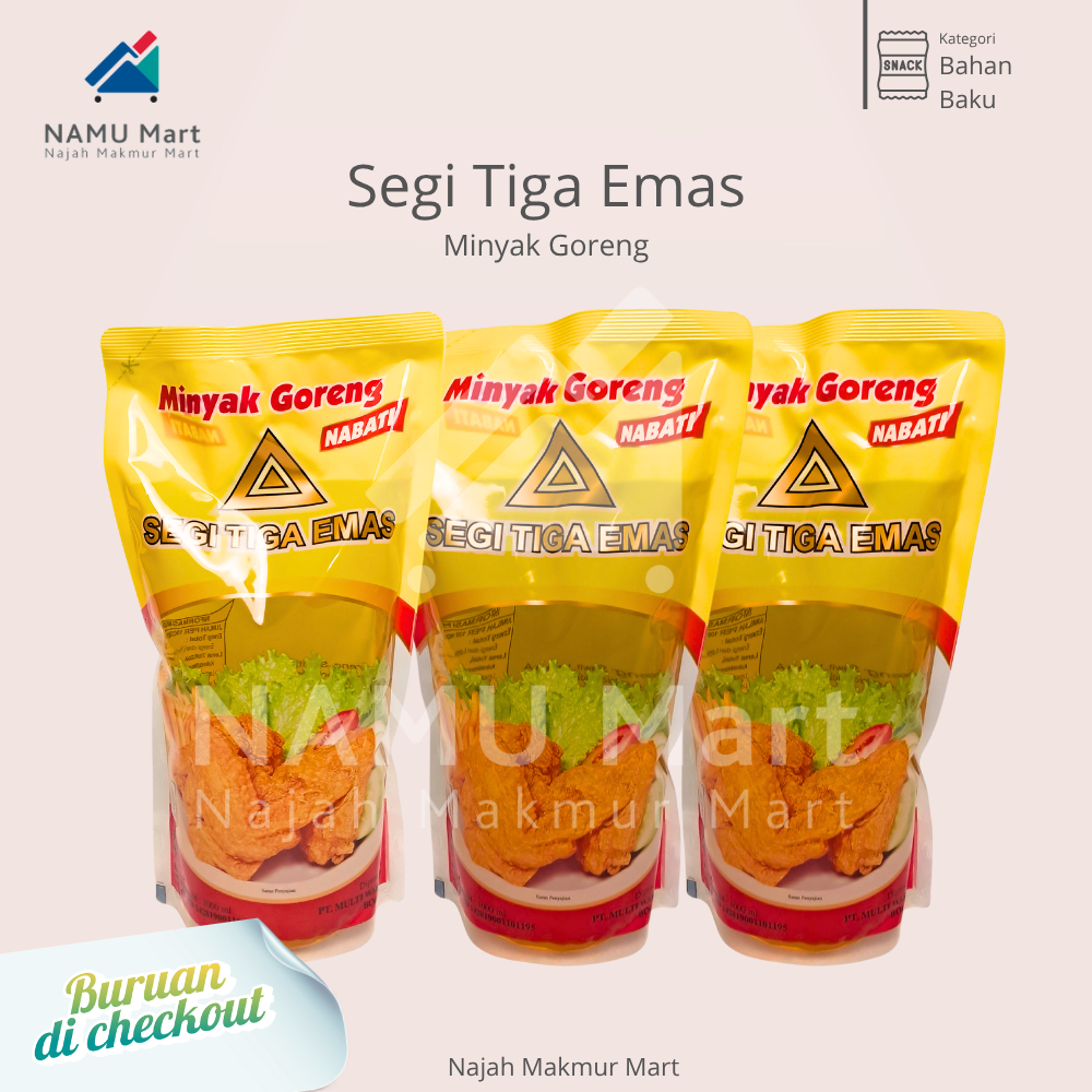 Jual Minyak Goreng Segi Tiga Emas 1 Liter | Shopee Indonesia