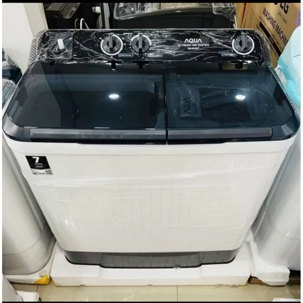 Jual Mesin Cuci AQUA 2 Tabung 14KG/12KG/10KG/9KG/8KG/7KG Hijab Series Garansi Resmi | Shopee ...