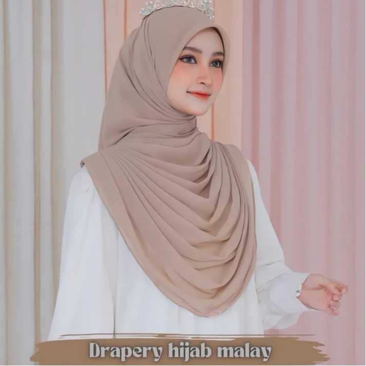 Jual HIJAB DRAPERY INSTAN/DRAPERY INSTAN TERPISAH SET MALAYSIA DRAPARI ...