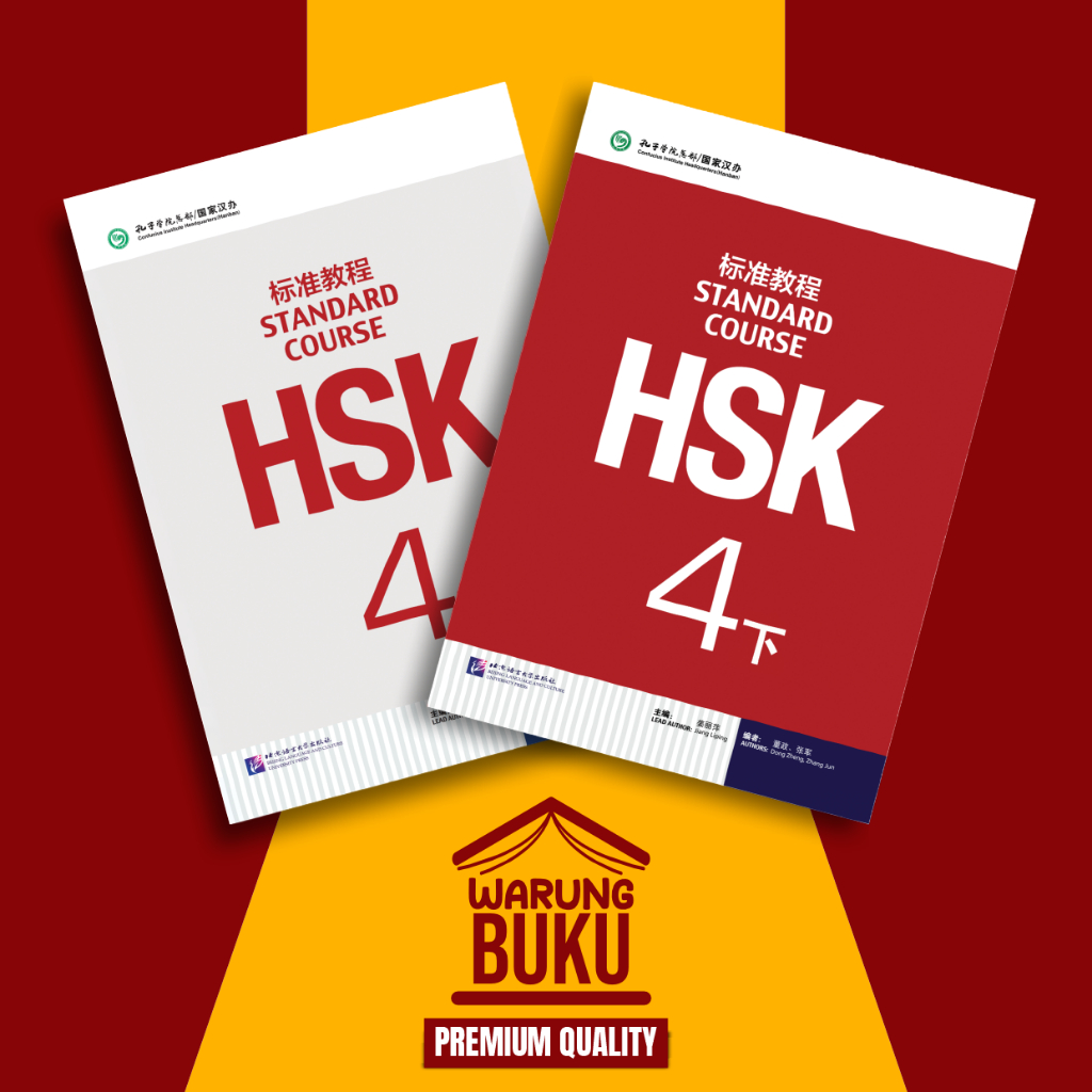 Jual Buku Belajar Bahasa Mandarin HSK 4,5,6 A & B Standard Course Textbook & Workbook - HSK SIZE ...