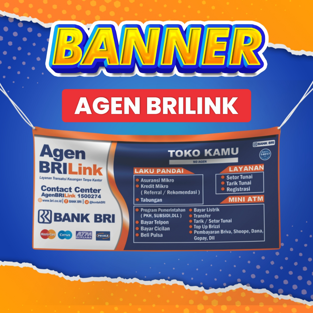 Jual SPANDUK AGEN BRILINK / BANNER BRILIK / AGEN BRILIK / BRILINK ...