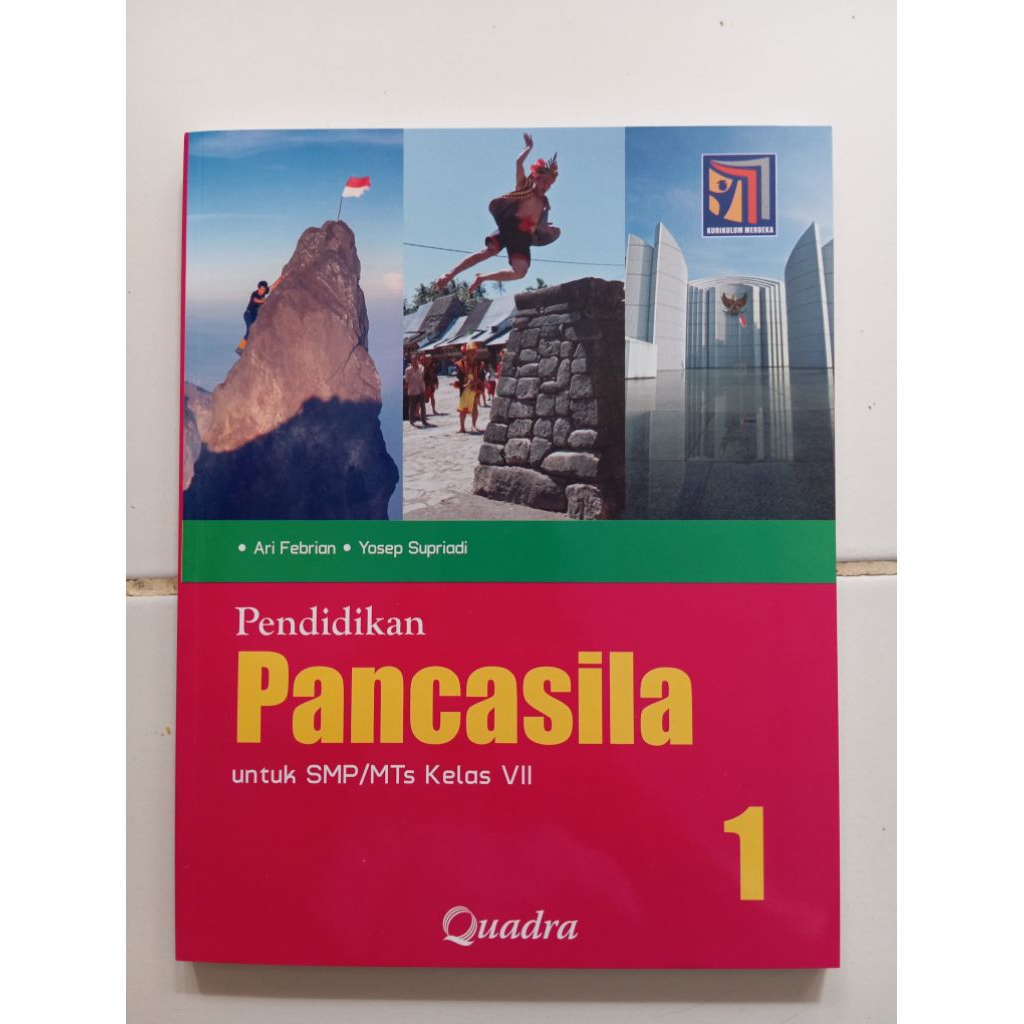 Jual Pendidikan Pancasila SMP/MTs Kelas 7 Kurikulum Merdeka Edisi Baru/Revisi Penerbit Quadra ...
