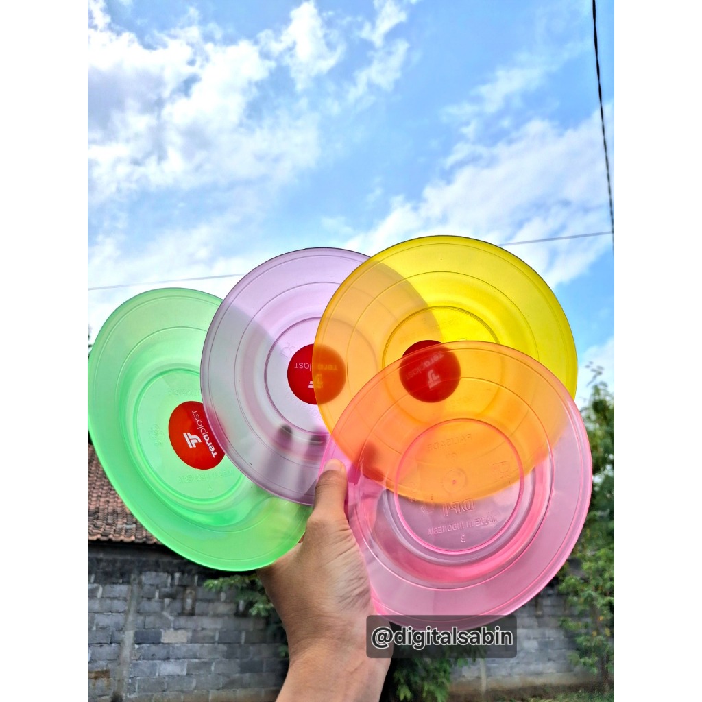 Jual PAKET HEMAT Lepek Piring Plastik Tebal Kuat Piring 6" / Lepek 6 ...