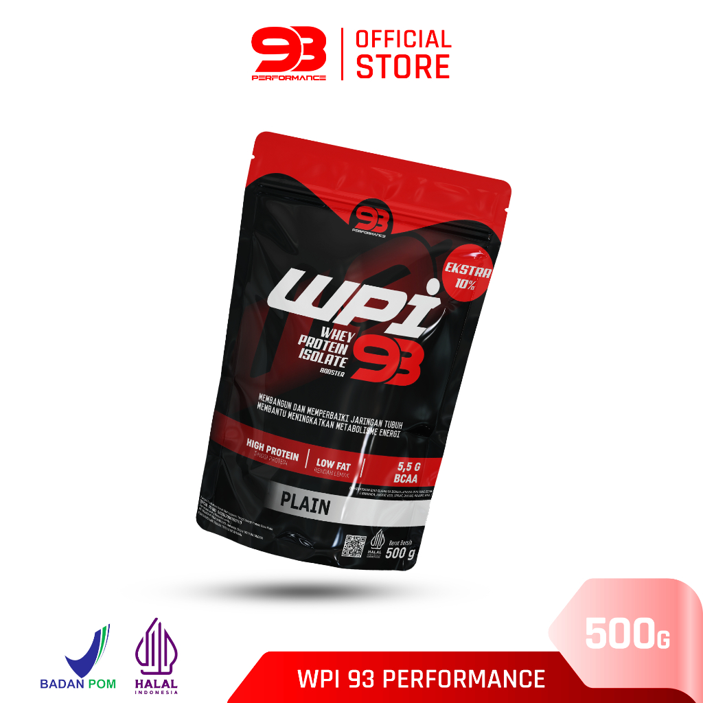 Jual 93 PERFORMANCE - WPI Whey protein isolate 93 1,1lbs 1000g | Shopee ...