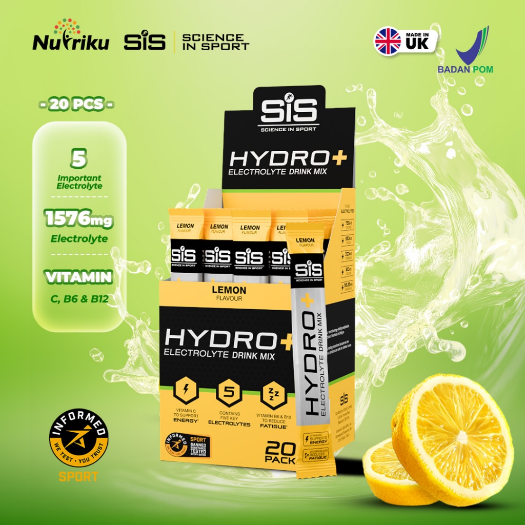 Jual SIS Hydro+ Electrolyte Drink Mix 1 Box 20 pcs | Shopee Indonesia