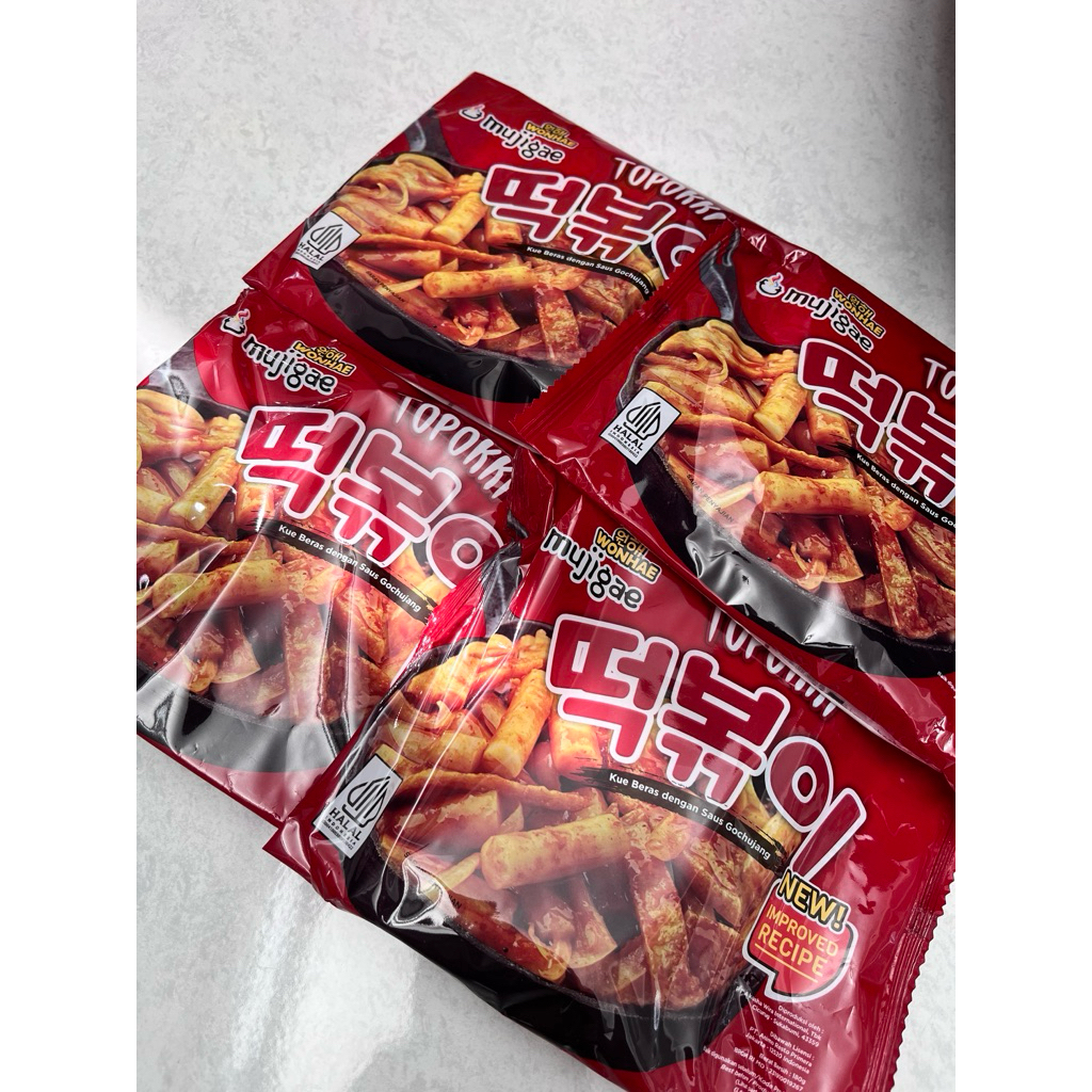 Jual Mujigae Toppoki / kue beras saus gochujang | Shopee Indonesia
