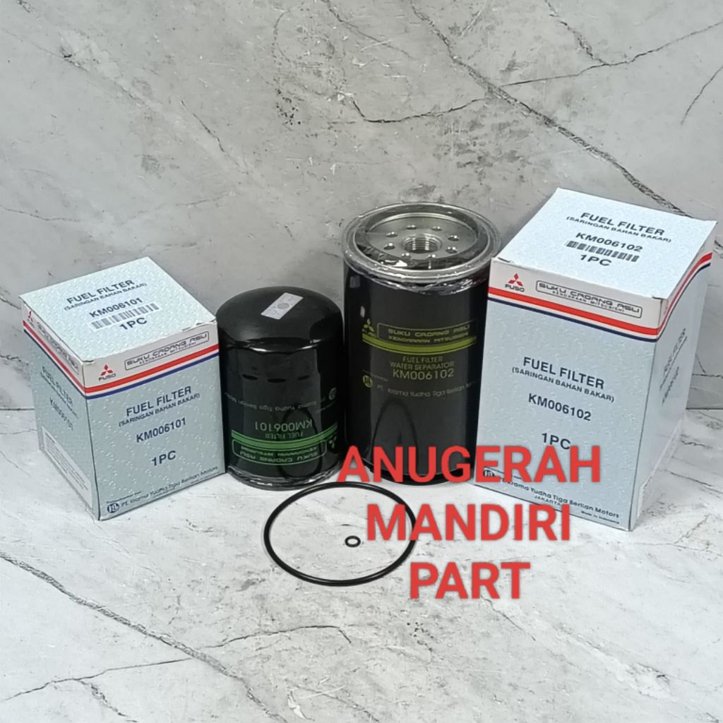 Jual FUEL FILTER UP FILTER SOLAR ATAS CANTER PS125 PS136 EURO 4 1SET ...