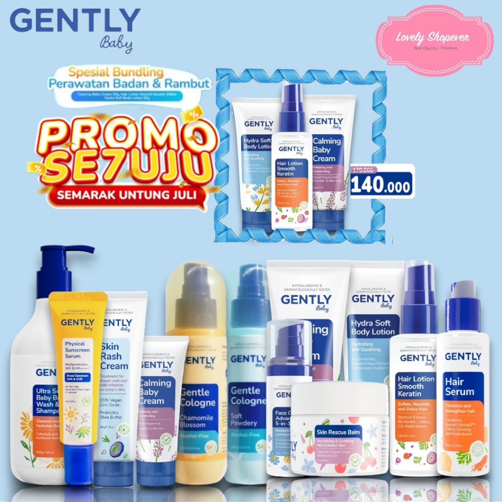 Jual Gently Calming Baby Cream 20 Gr 50 Gr | Shopee Indonesia