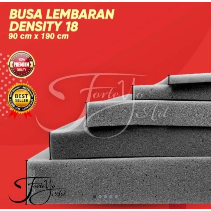 Jual Busa Rata Lembaran Peredam Gema Ruangan Density 18 Tebal 1cm, 2cm ...