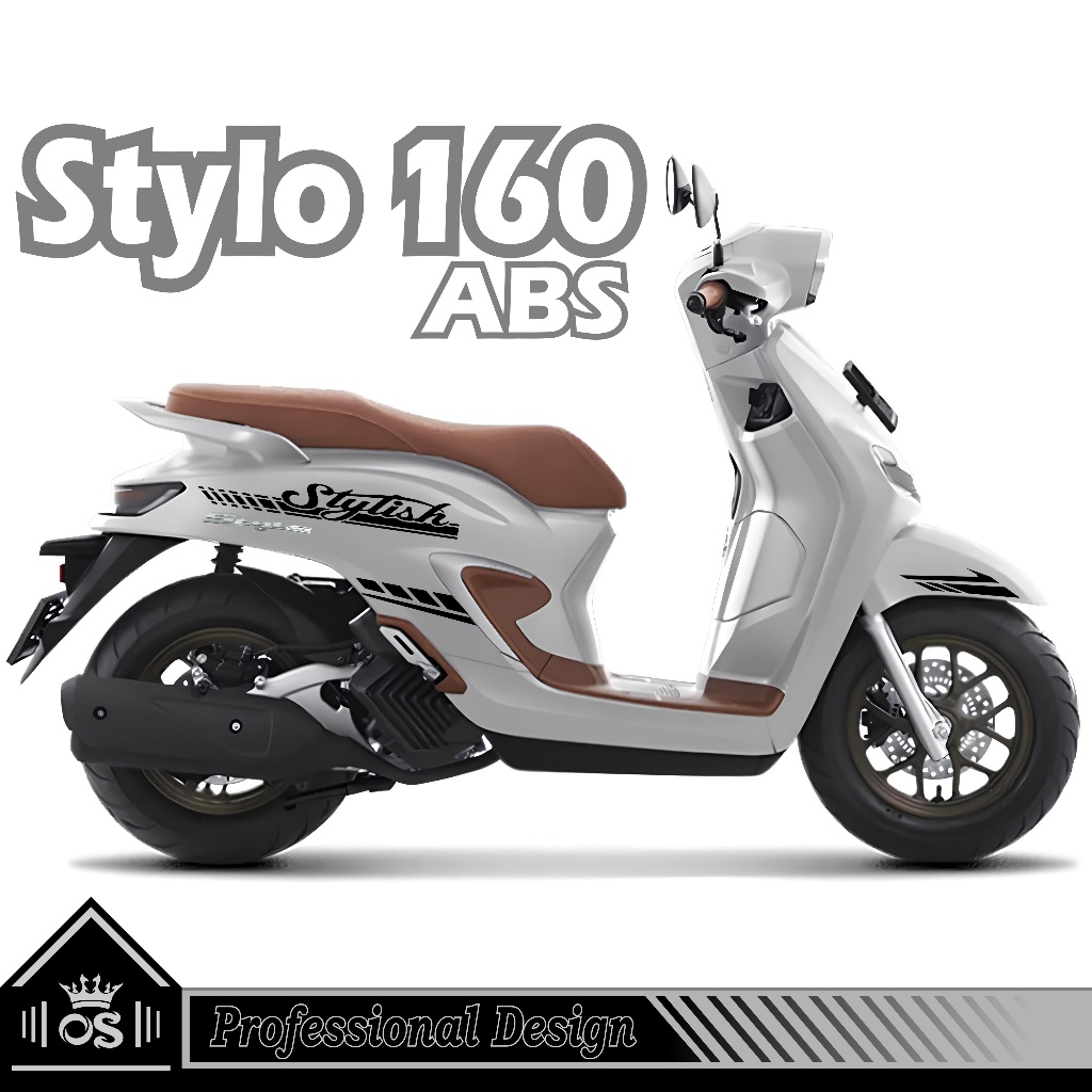 Jual STICKER CUTTING STYLO/MTF 27/STRIPING HONDA STYLO/STIKER STYLO 160 ...
