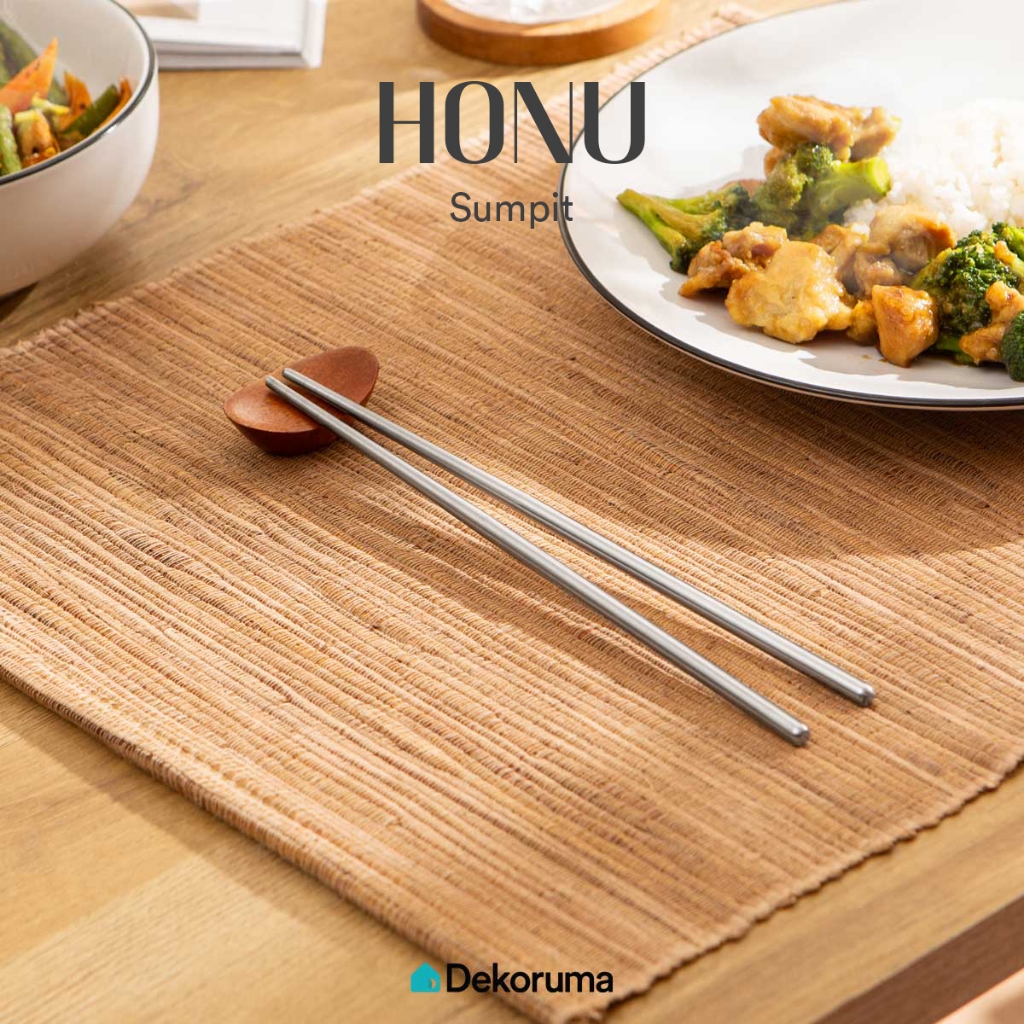 Jual Dekoruma HONU Set Sumpit / Alat Makan Stainless Steel Isi 8 pcs | Shopee Indonesia