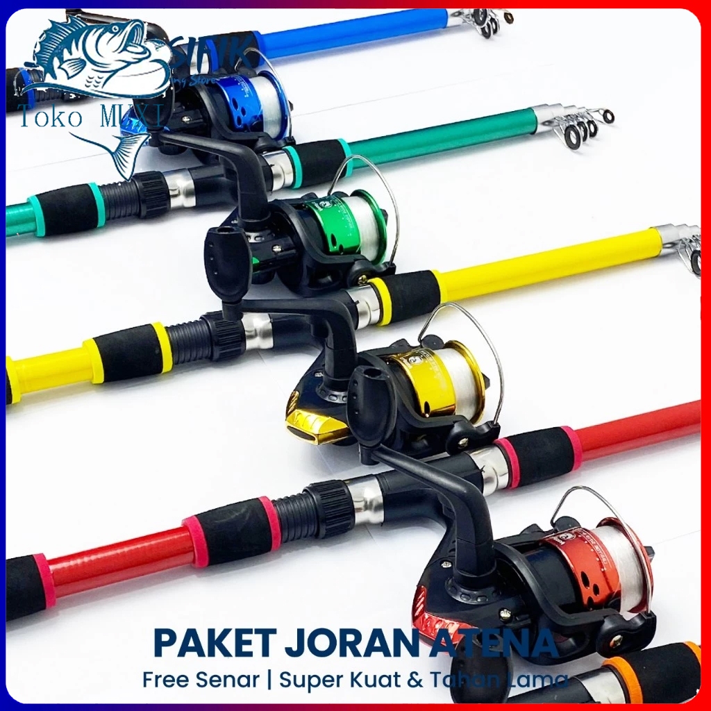 Jual 1 Set Joran Pancing Antena Telescopic Portable Joran Antena ...